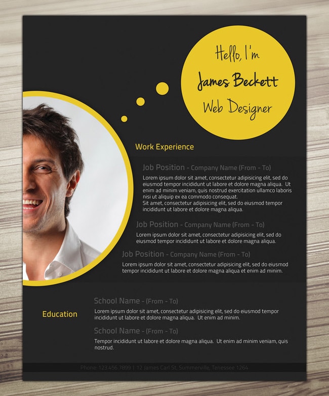 55+ Amazing Graphic Design Resume Templates to Win Jobs